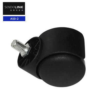 Nylon 50mm Swivel Chair Wheel Replacement Circlip / Thread Universal ...